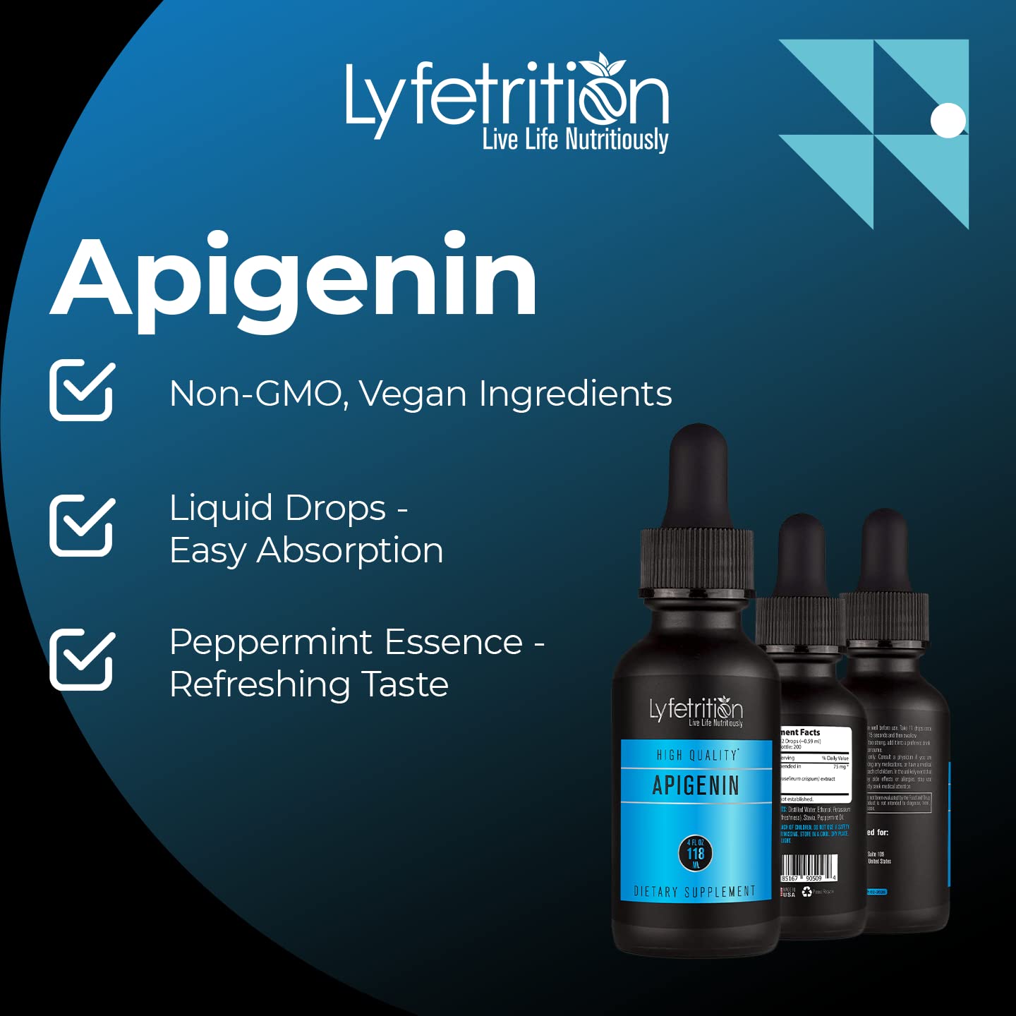 Apigenin for stress relief