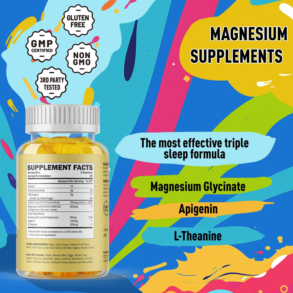 Apigenin infused gummies for better sleep