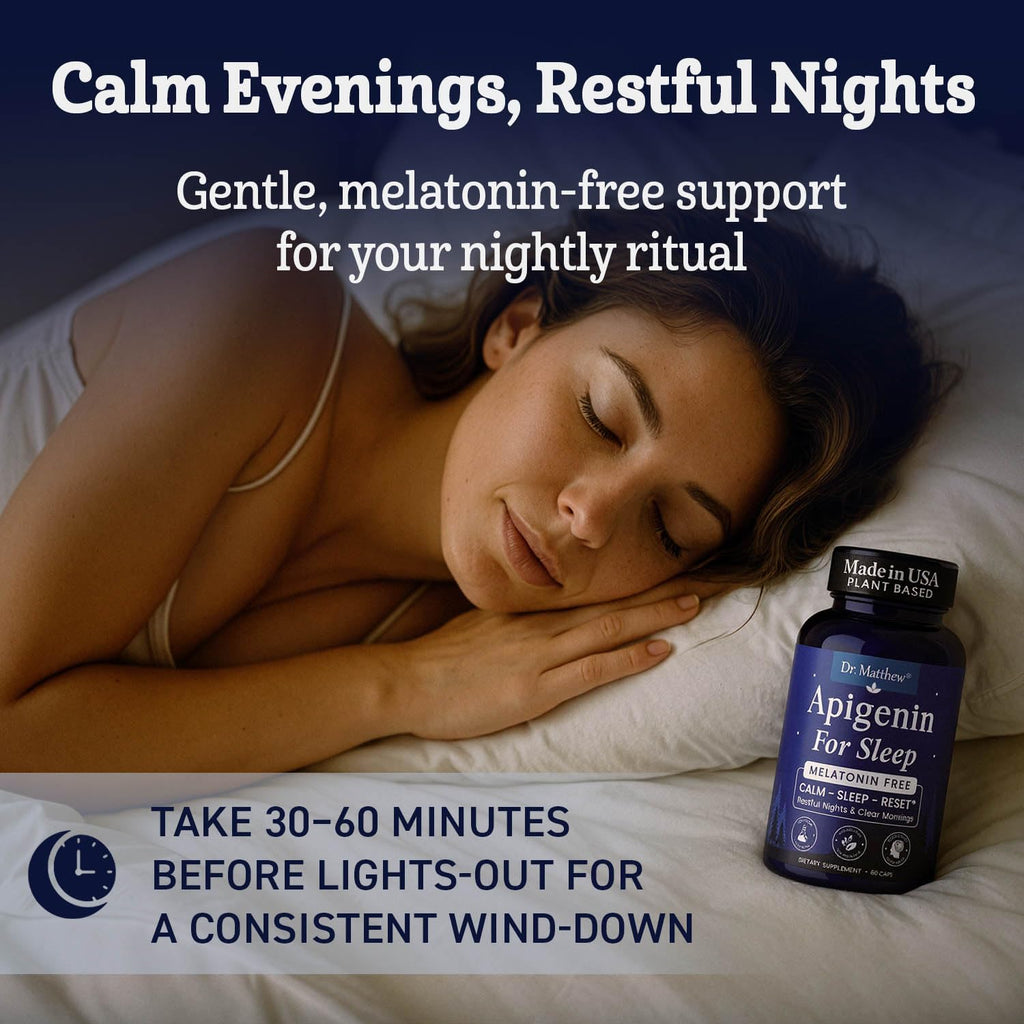 apigenin supplement for restful sleep
