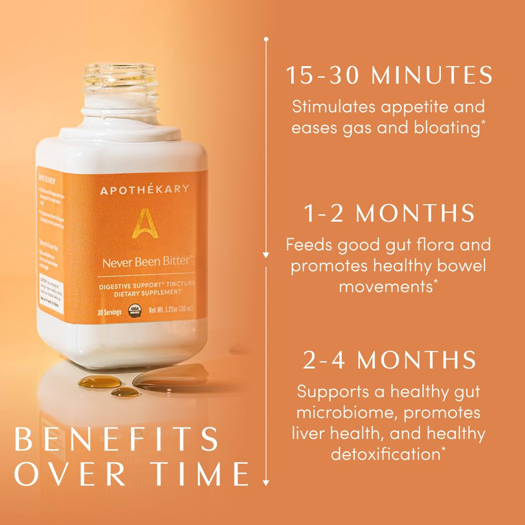 Apothékary bitters for better gut balance