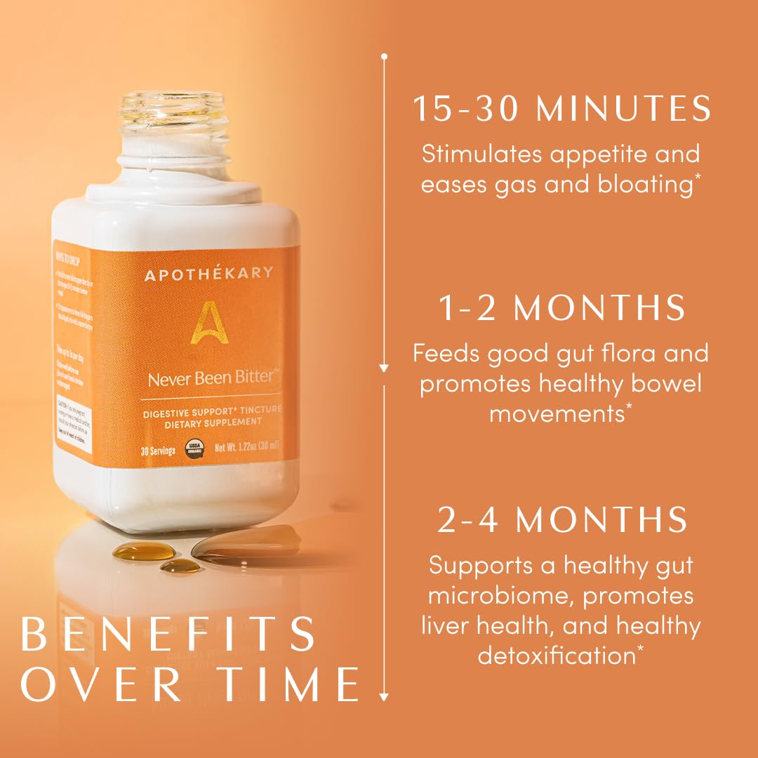 Apothékary bitters for better gut balance