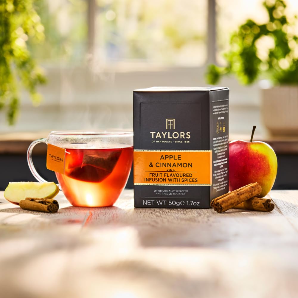 Apple and cinnamon herbal infusion