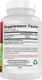 apple cider vinegar capsules for gut health