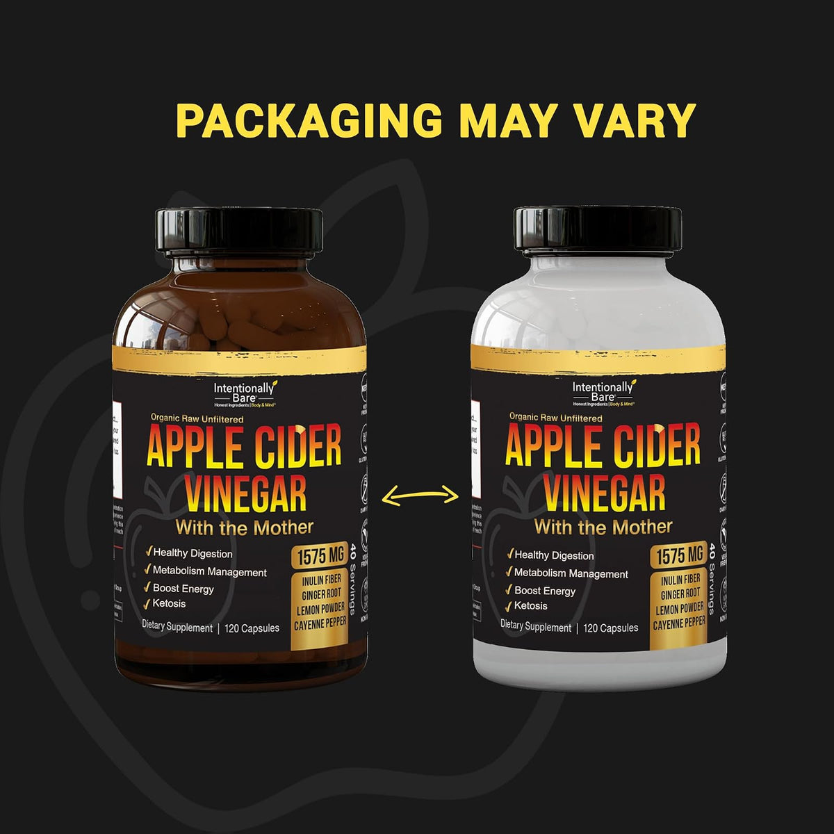 apple cider vinegar capsules with probiotics