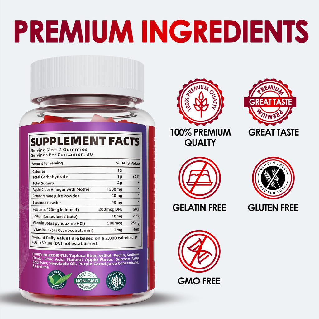 apple cider vinegar gummies 1500 mg strength