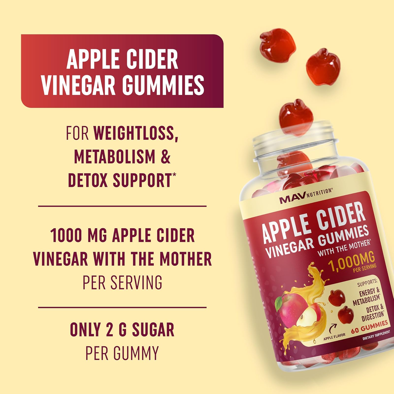 apple cider vinegar gummies for digestion
