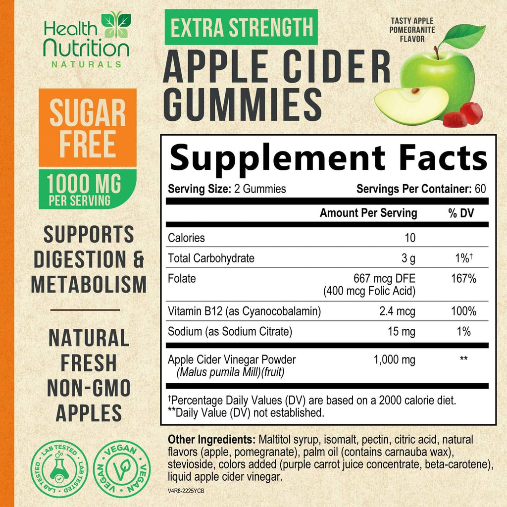 apple cider vinegar gummies for digestion