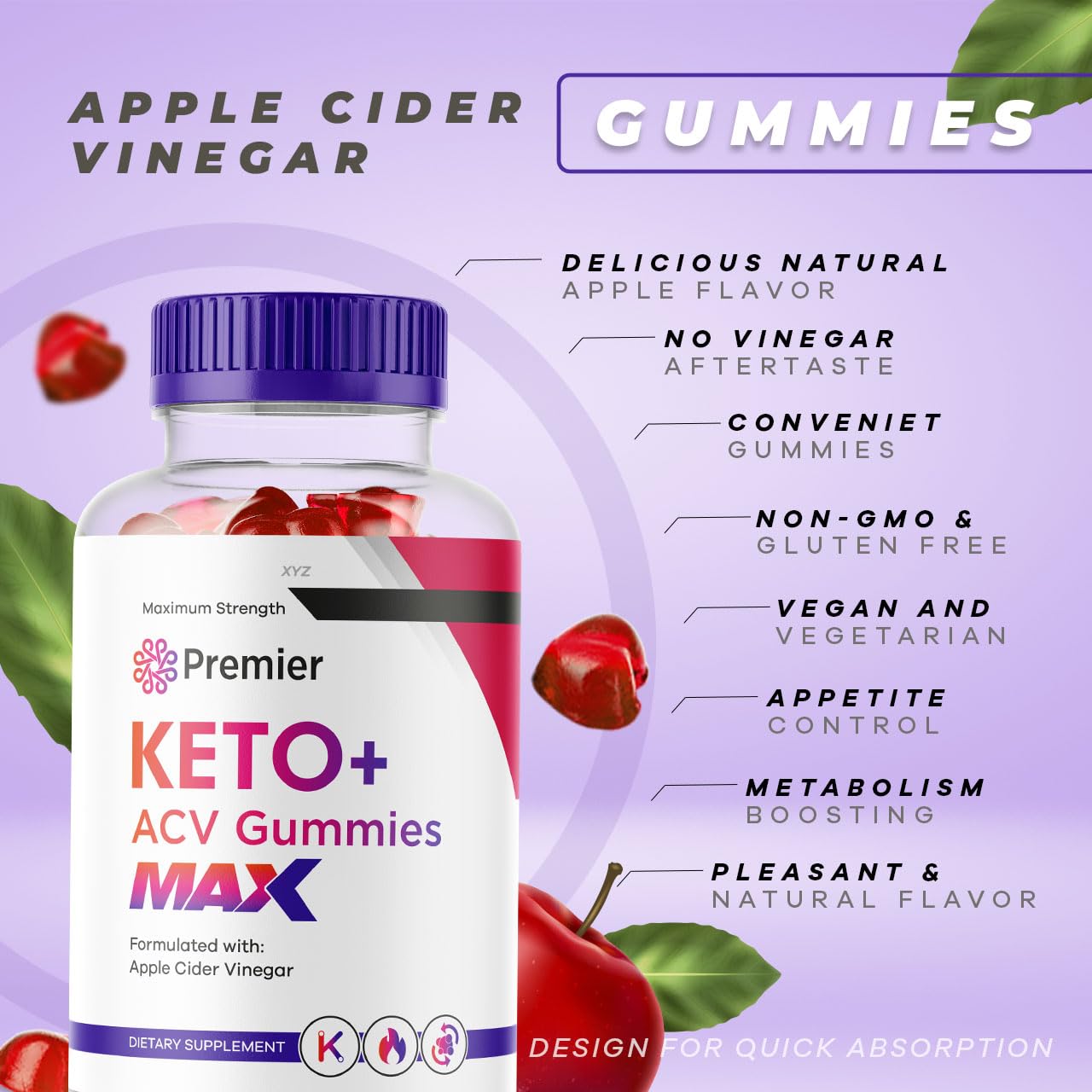 apple cider vinegar gummies for weight loss