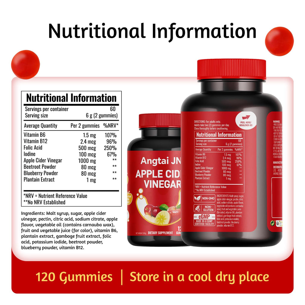 apple cider vinegar gummies with probiotics