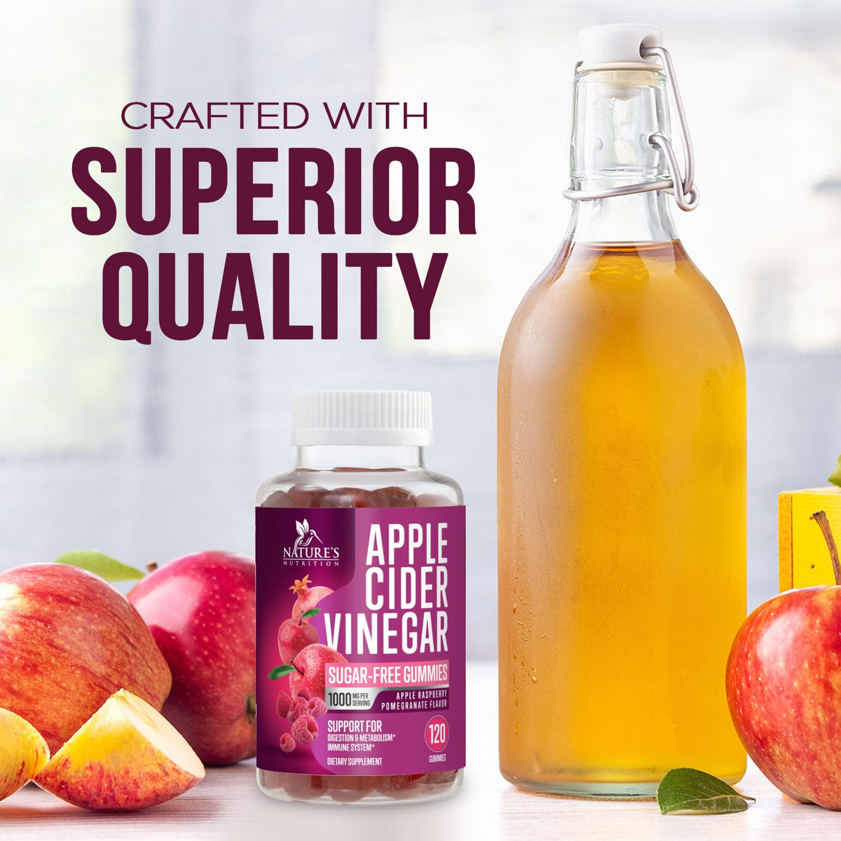 apple cider vinegar gummies with probiotics