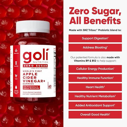 Apple cider vinegar gummies with vitamin B12