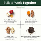 apple cider vinegar with turmeric