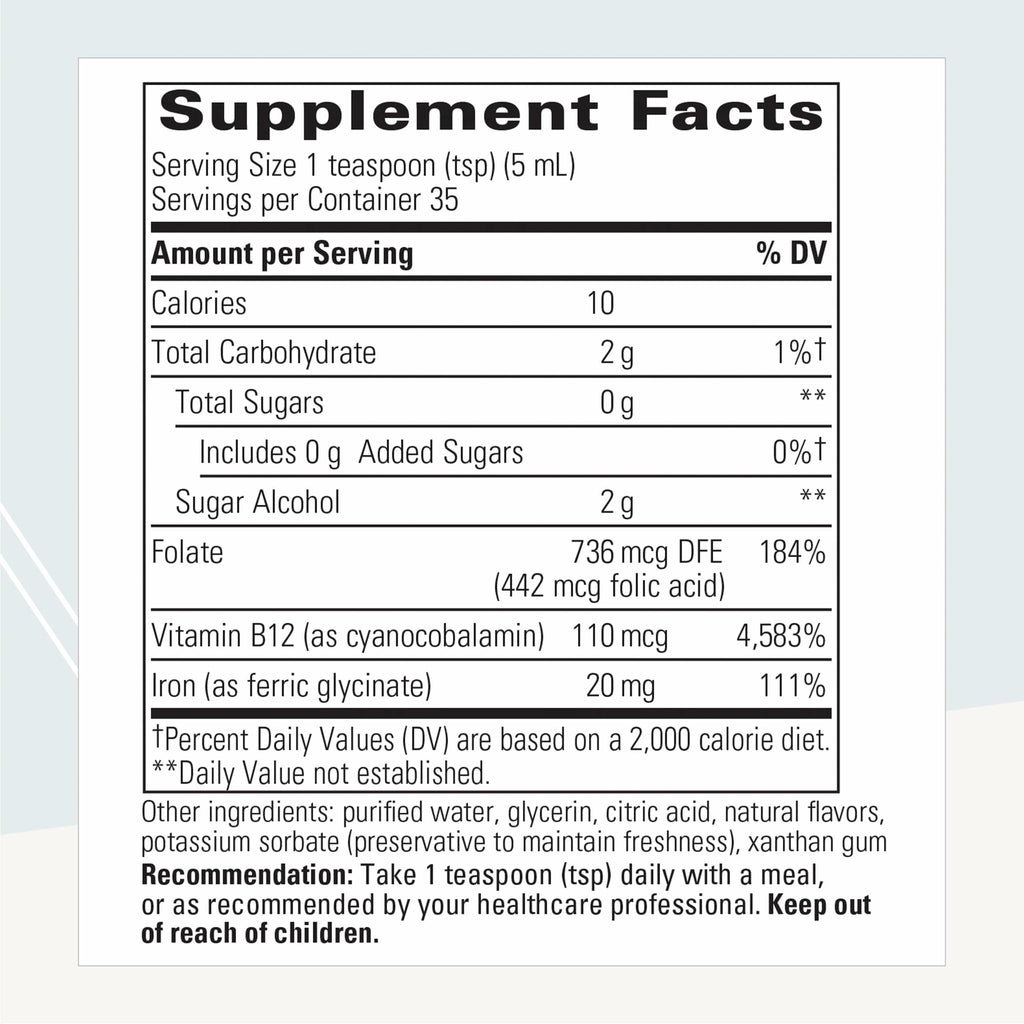 apple cinnamon flavored iron supplement
