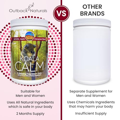 Apple cinnamon flavour magnesium powder