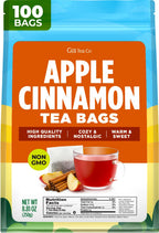 Apple cinnamon herbal tea bags