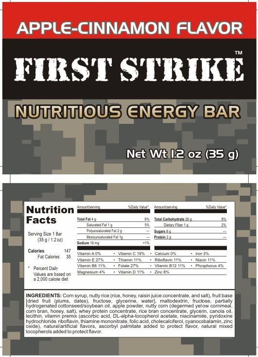 Apple cinnamon protein energy bars