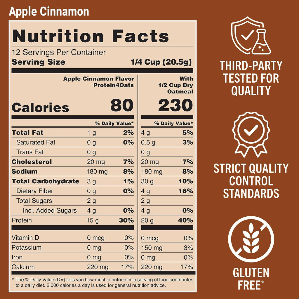 apple cinnamon protein for muscle recovery