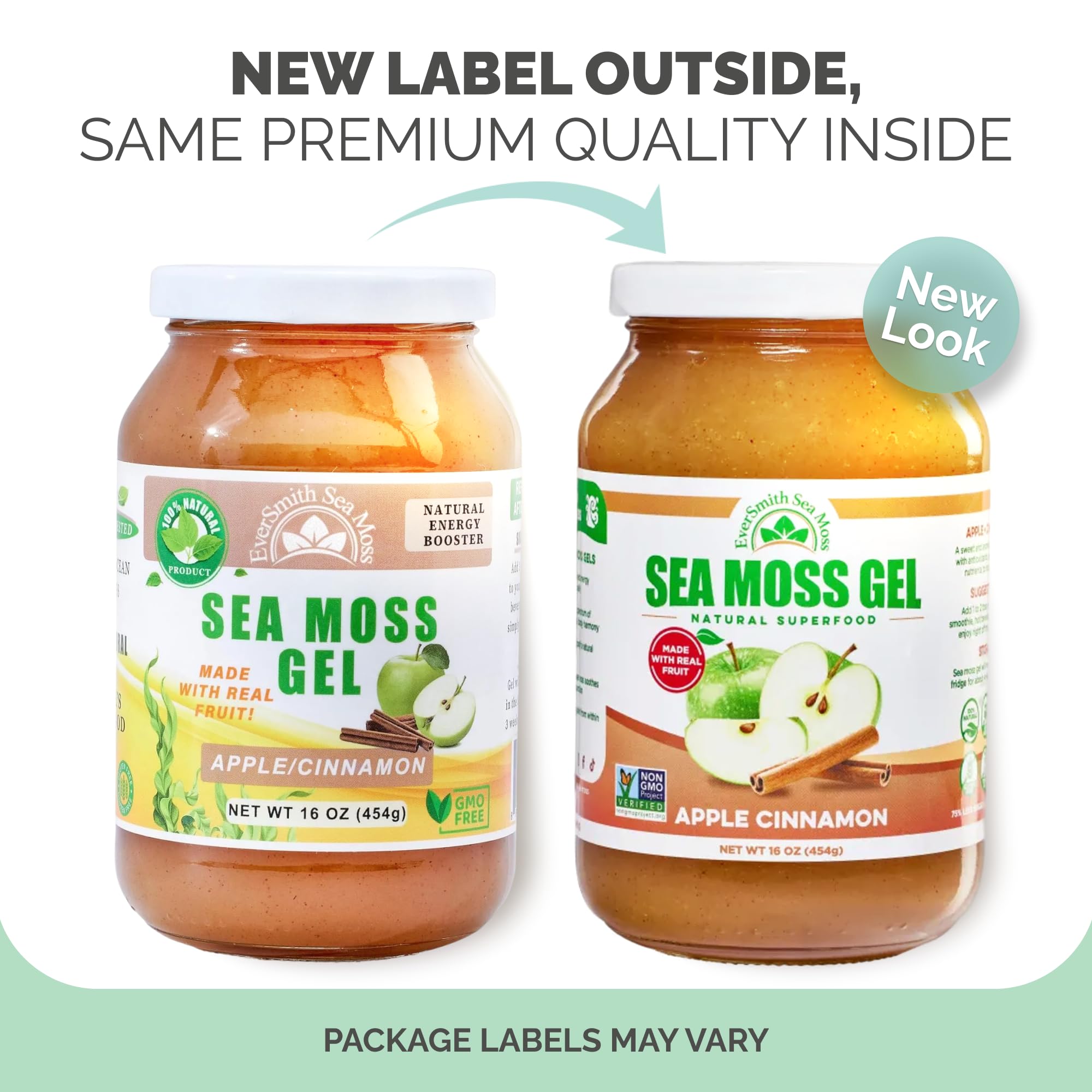 apple cinnamon sea moss gel flavor