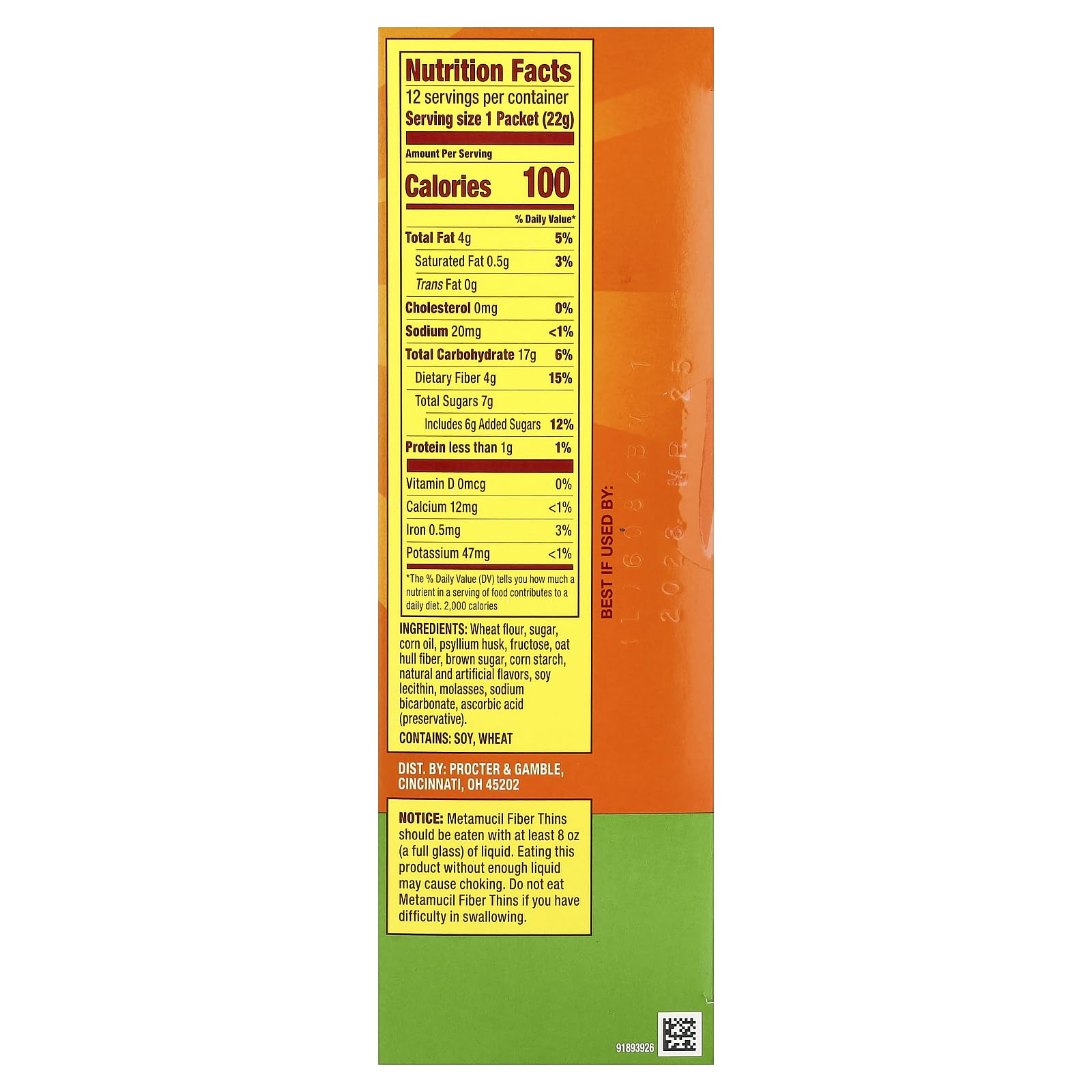Apple crisp flavor fiber snack