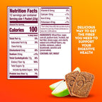 Apple crisp psyllium husk snack