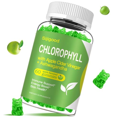 Apple flavored chlorophyll for skin health