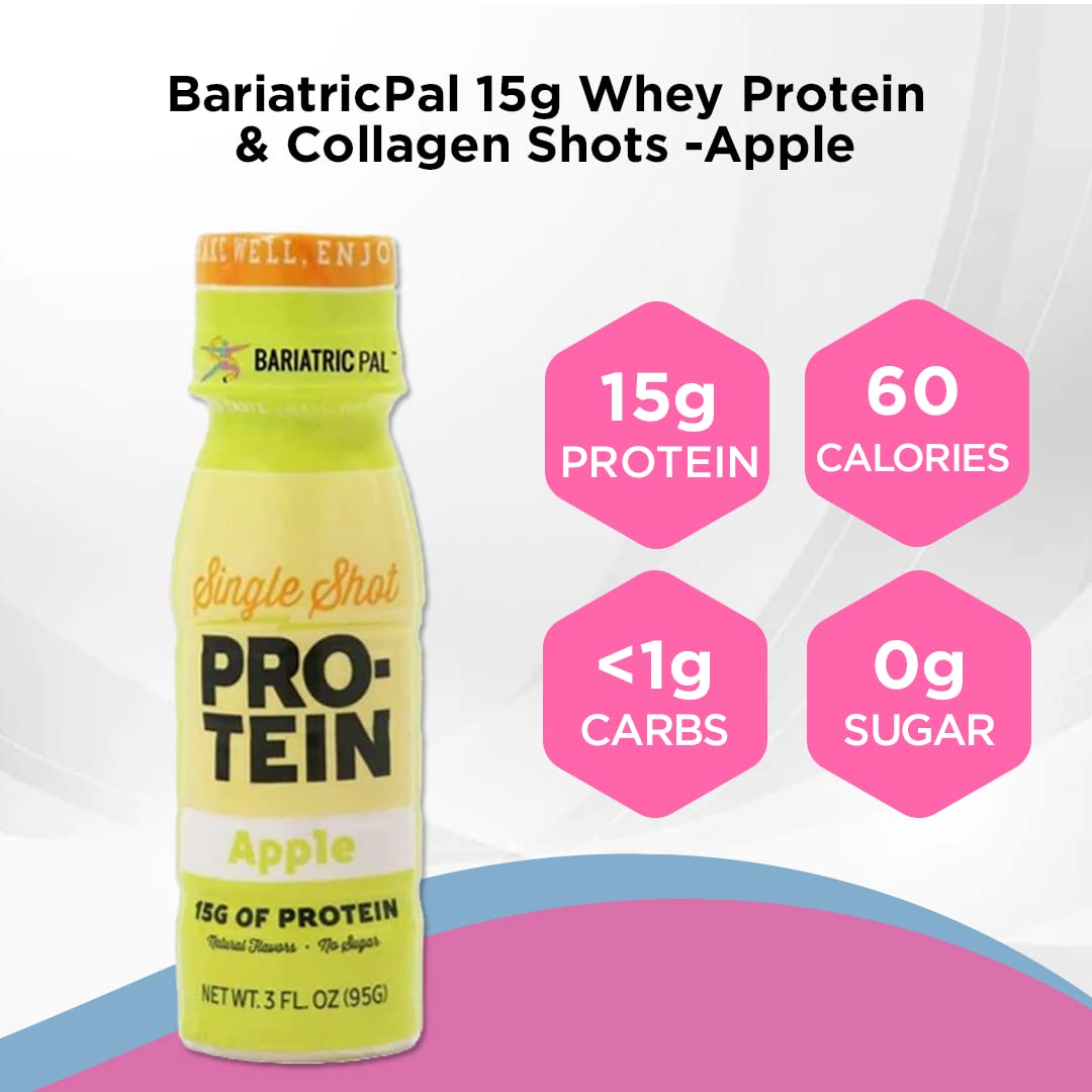 apple flavour collagen protein drink