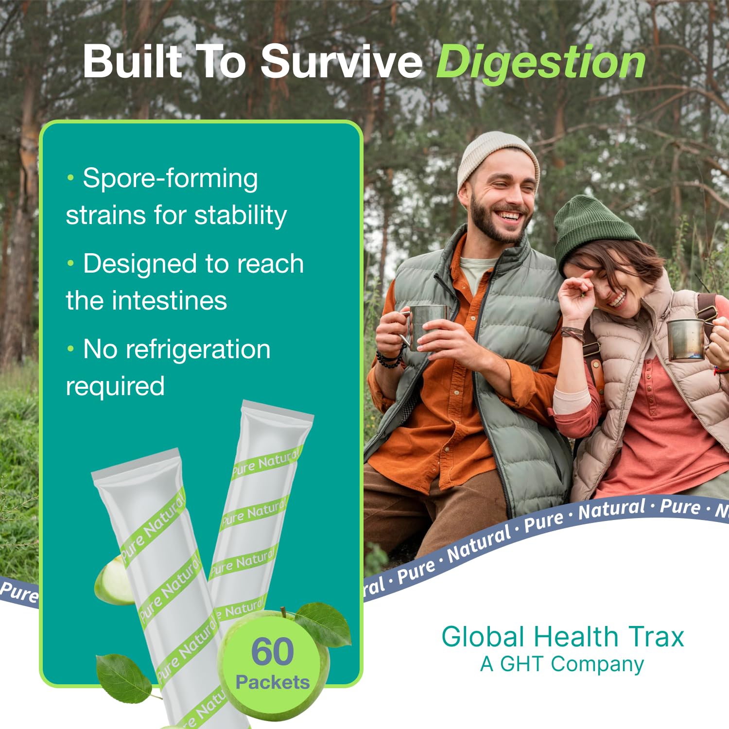 Apple flavour probiotics 50 billion cfu
