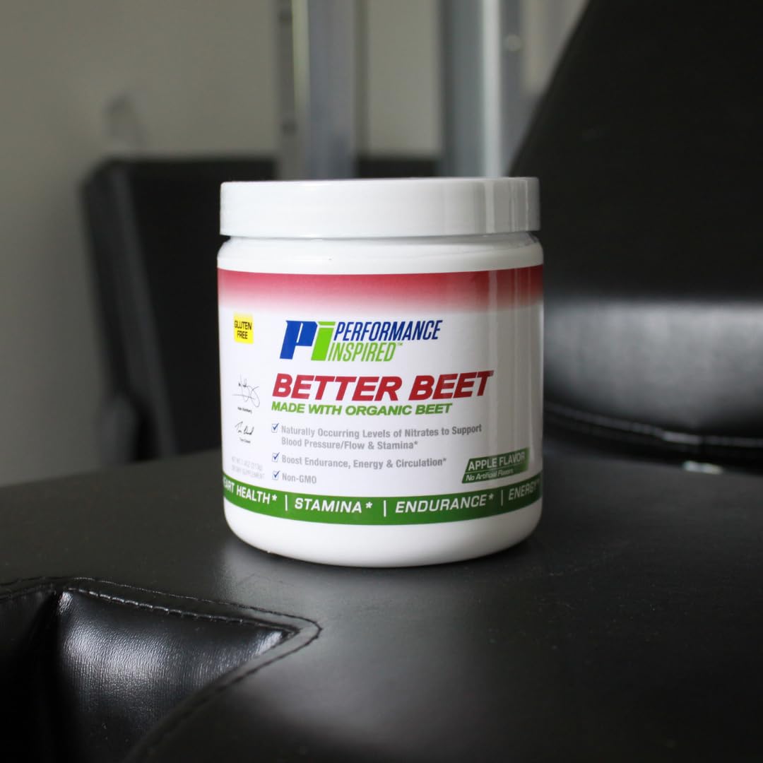 Apple flavoured pre-workout supplement