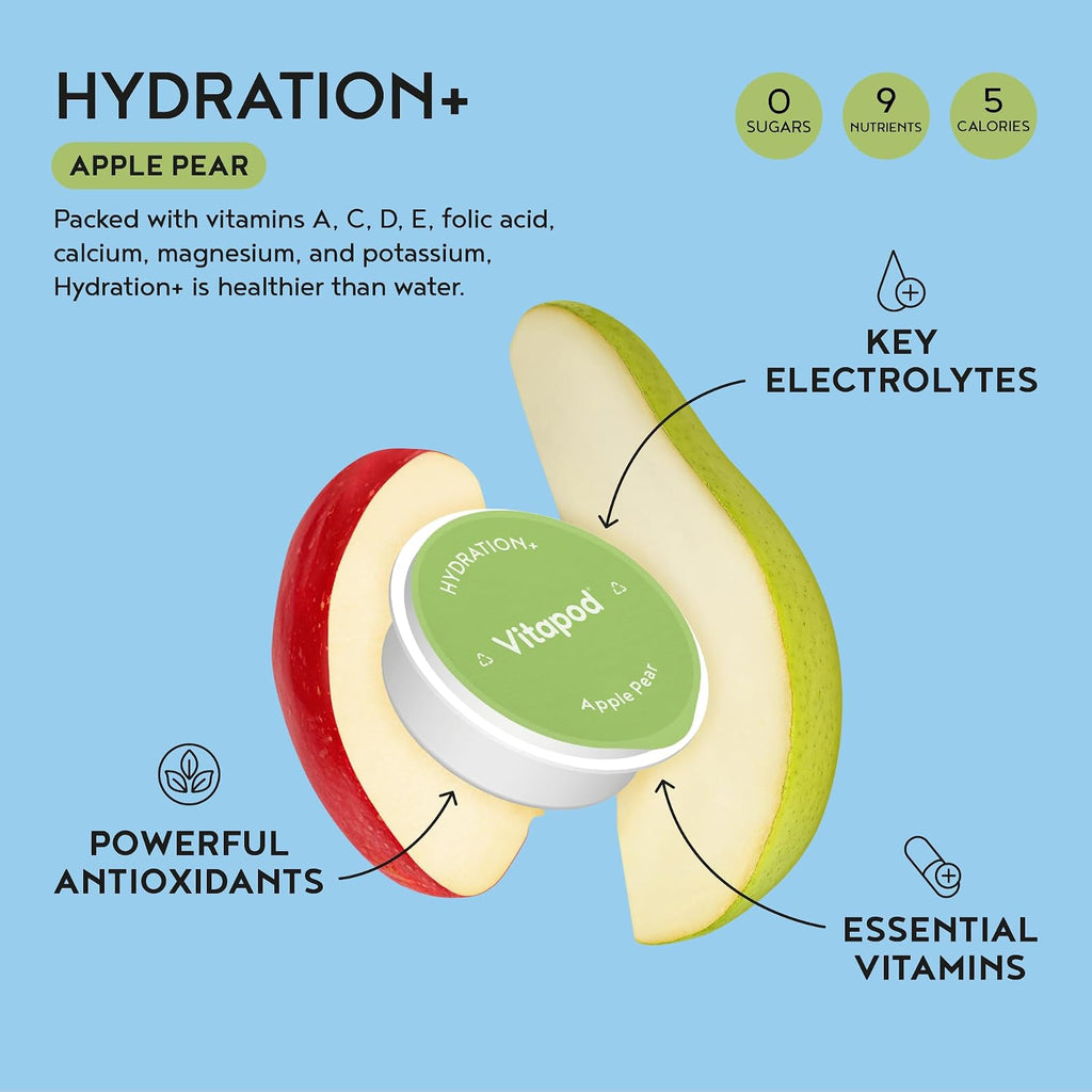Apple pear electrolyte drink pods