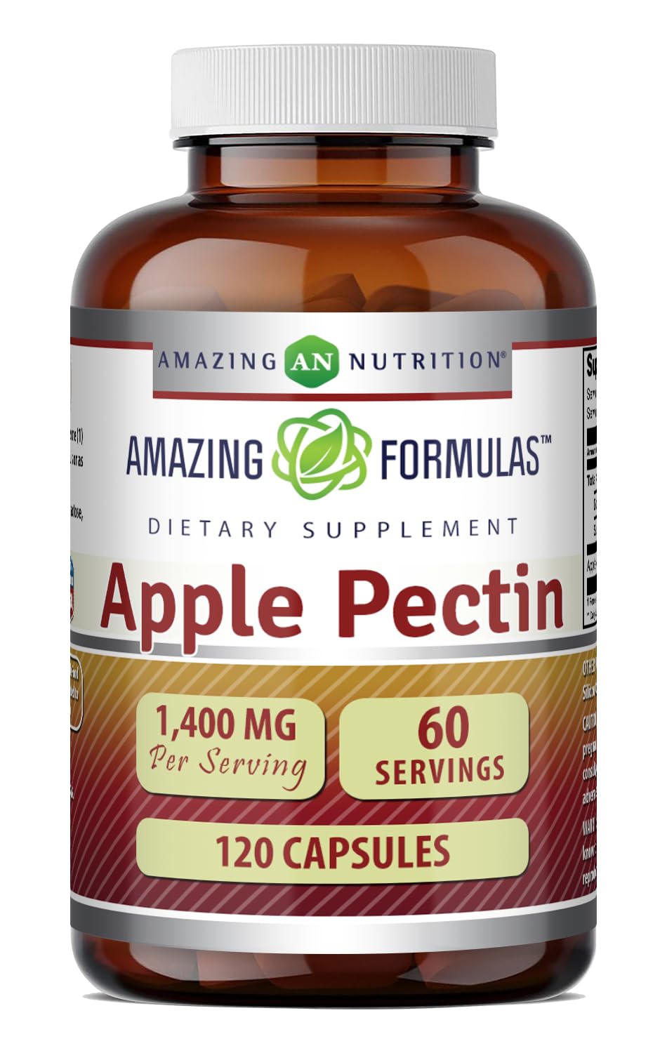 Apple pectin supplement for digestion