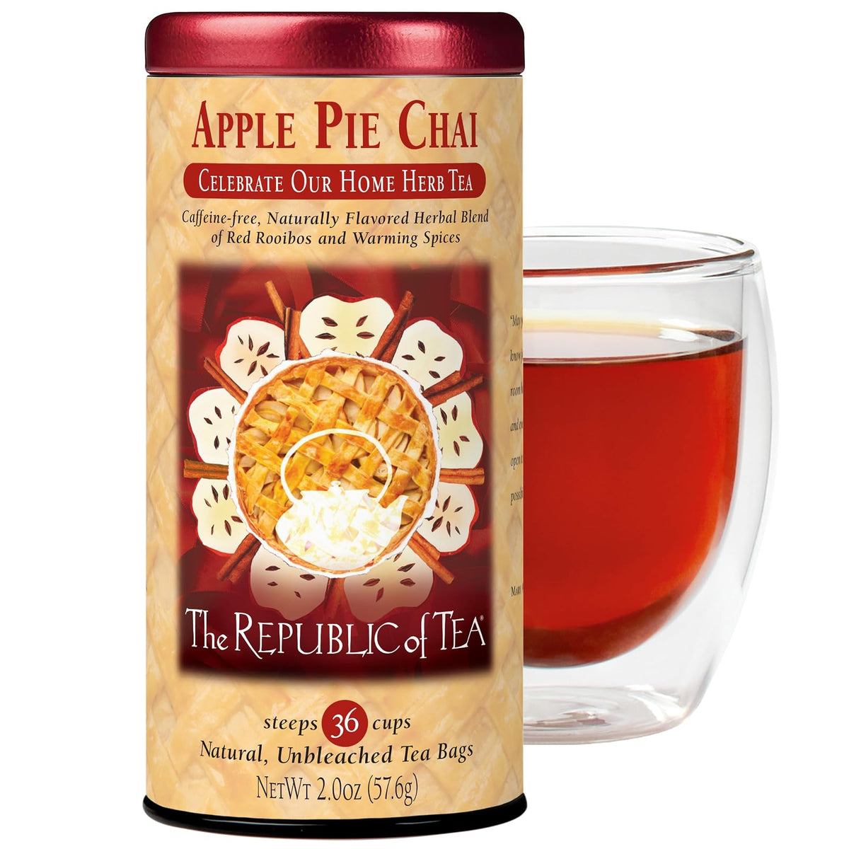 apple pie chai herbal tea bags