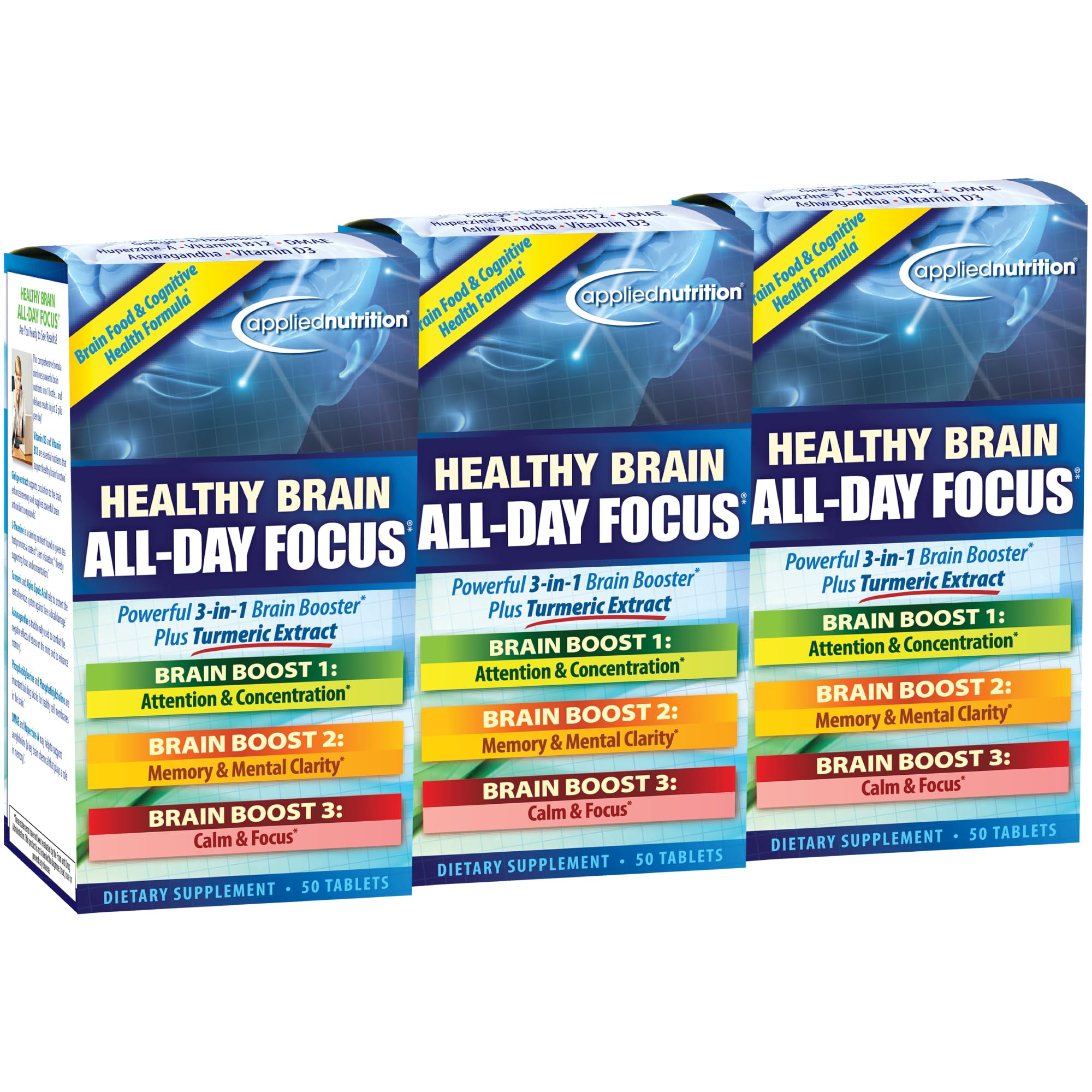Applied Nutrition brain focus tablets