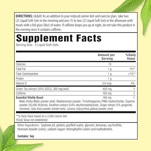 Applied Nutrition green tea supplement