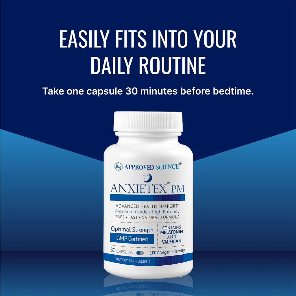 Approved Science Anxietex Night multivitamin for emotional support