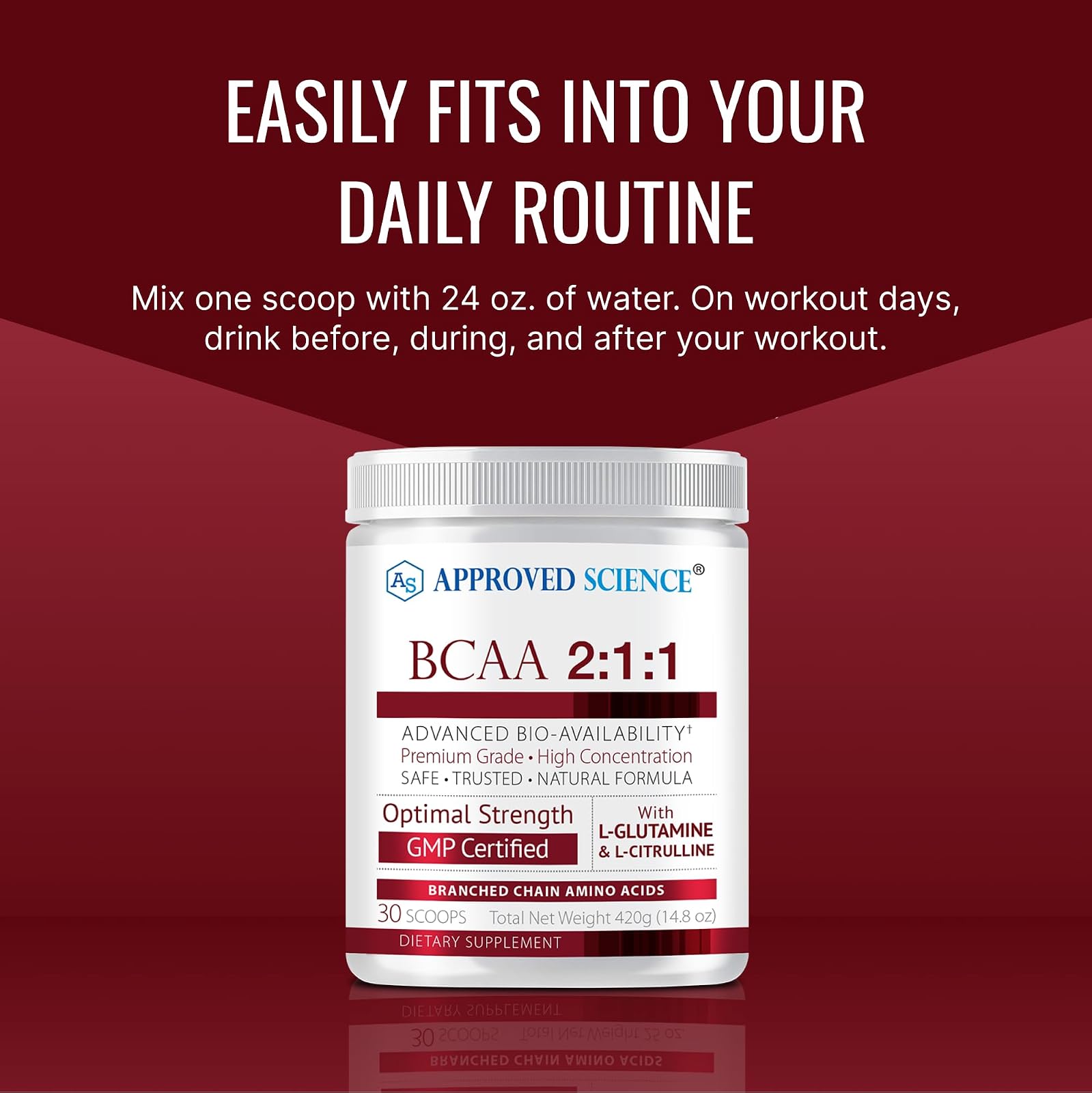 Approved Science BCAA for improved endurance