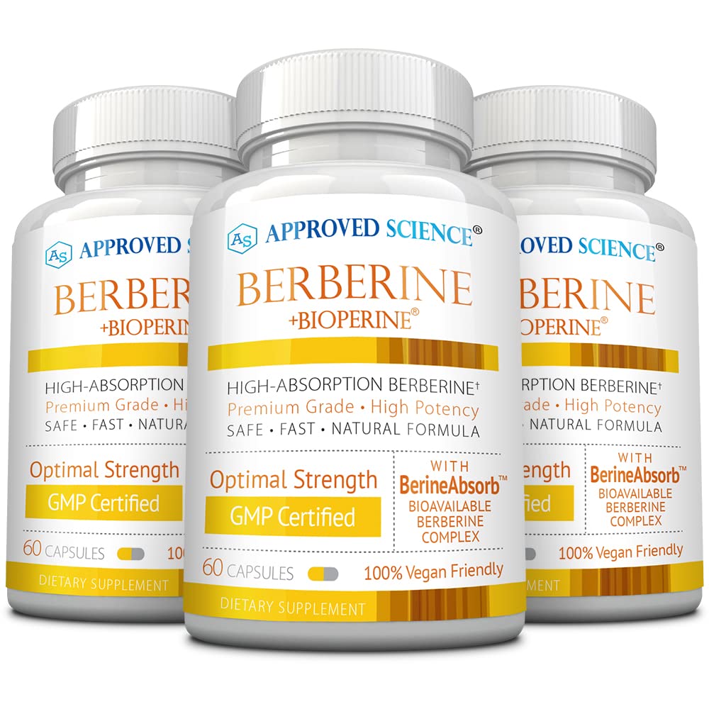 Approved Science Berberine 1000 mg capsules
