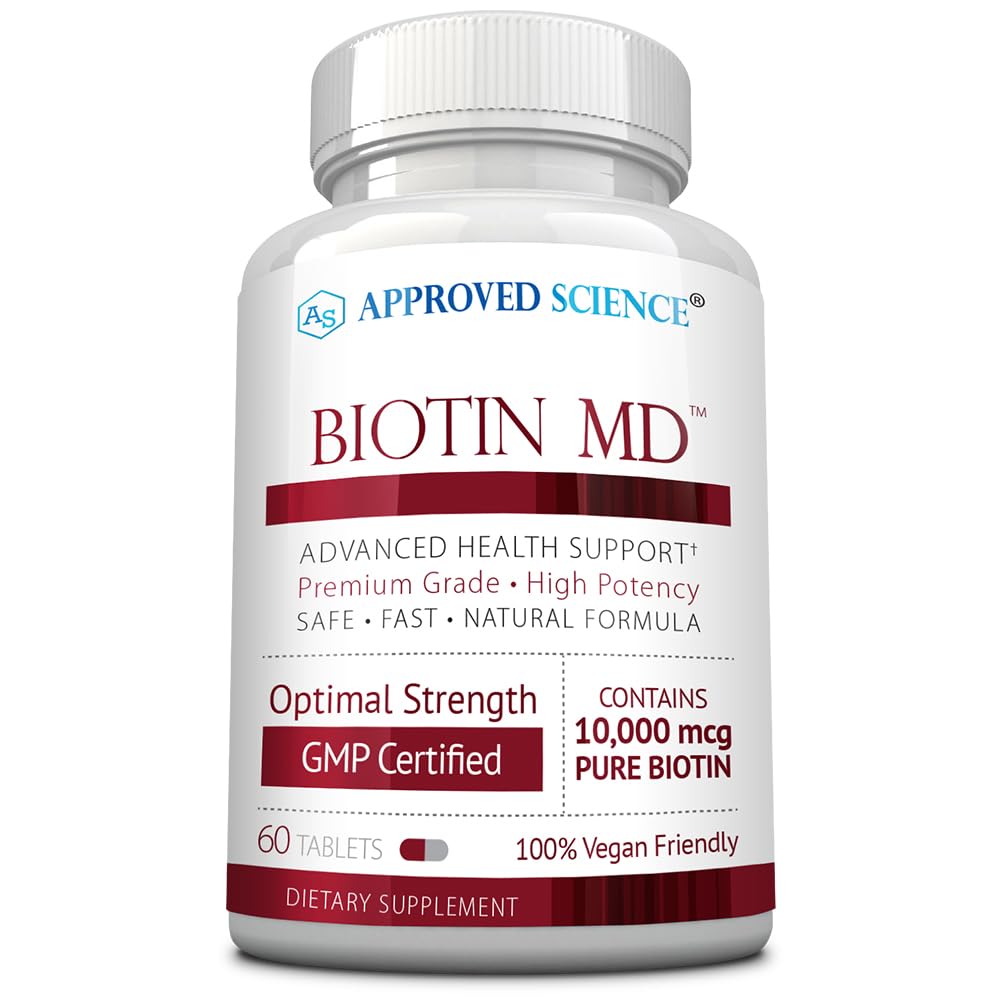Approved Science Biotin 10000 mcg tablets