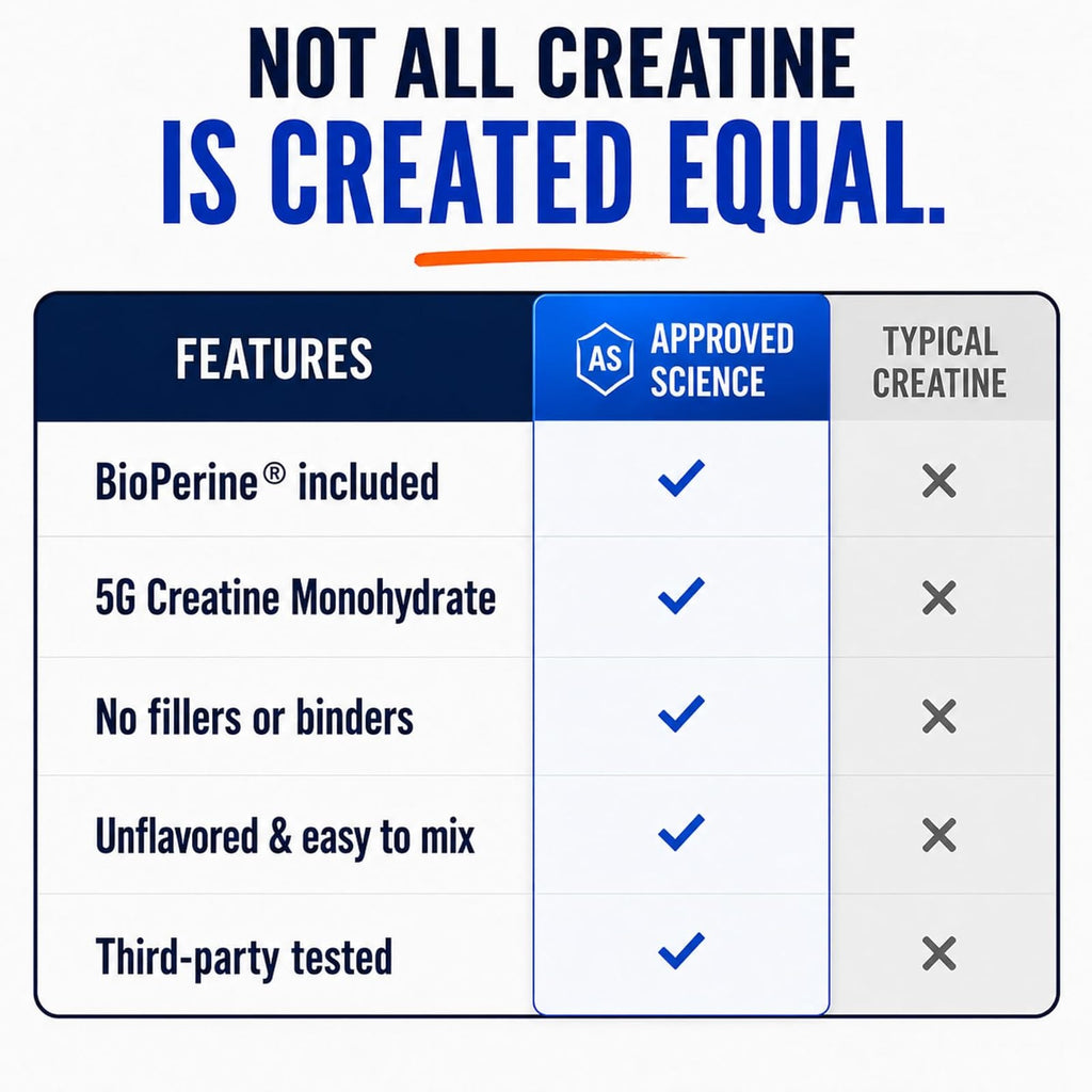 Approved Science creatine for energy boost