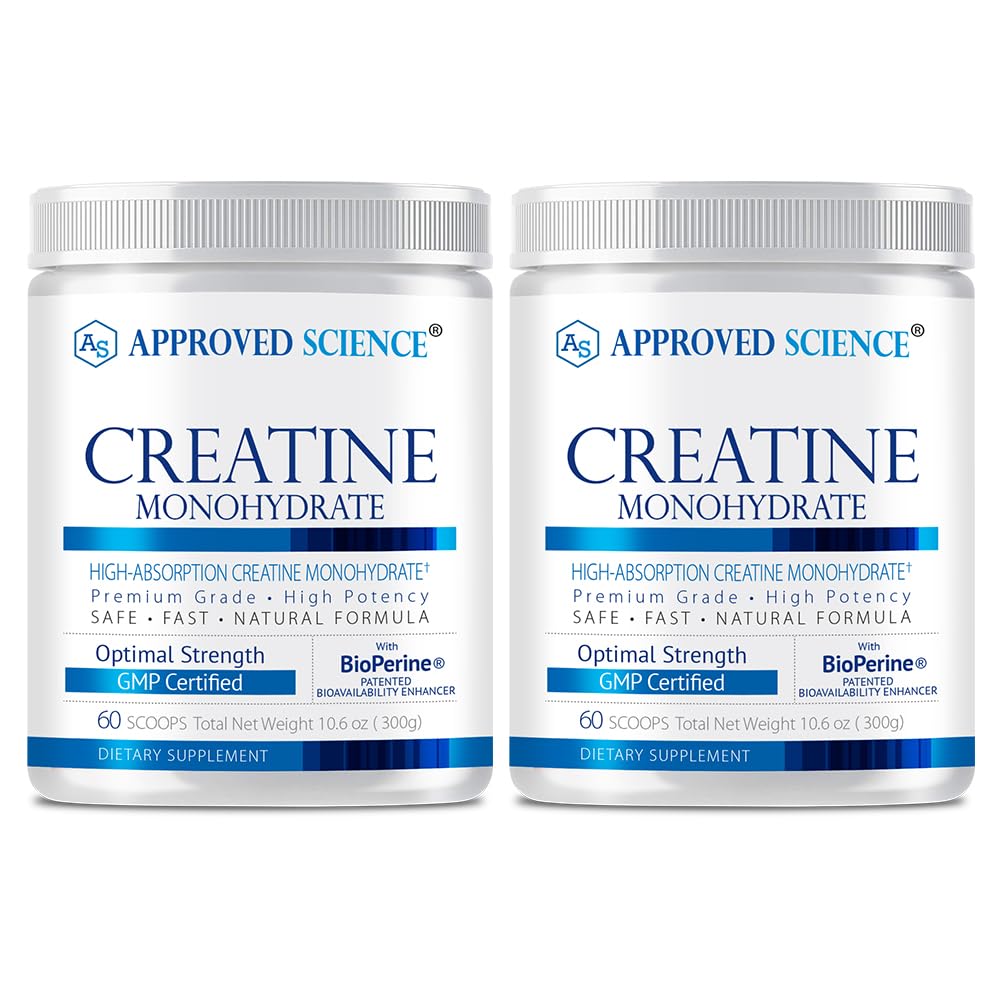 Approved Science creatine monohydrate powder