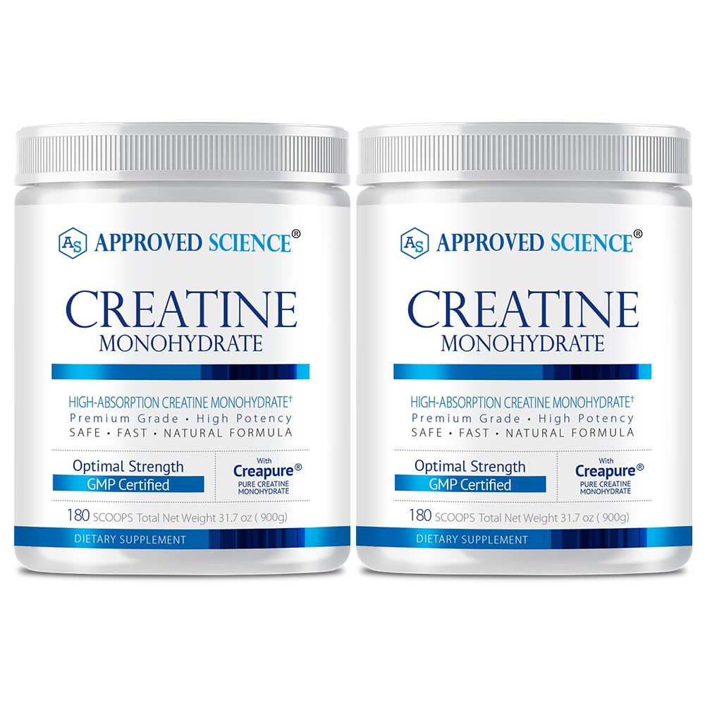 Approved Science creatine monohydrate powder