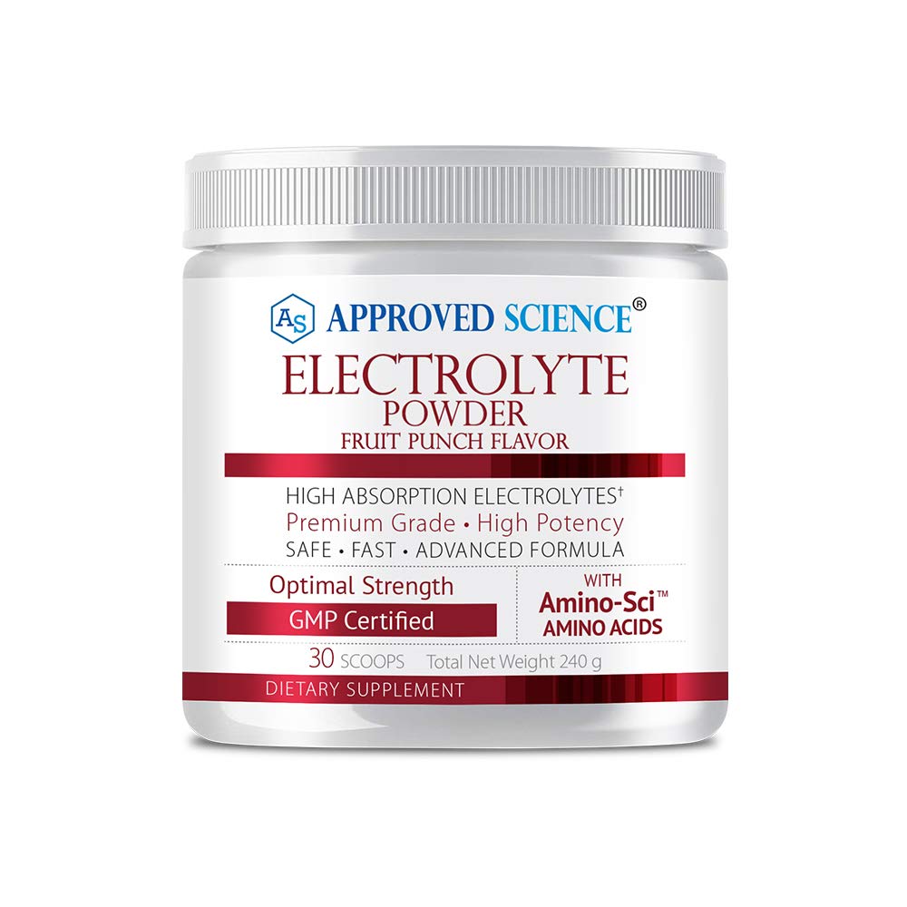 Approved Science electrolyte powder for hydration