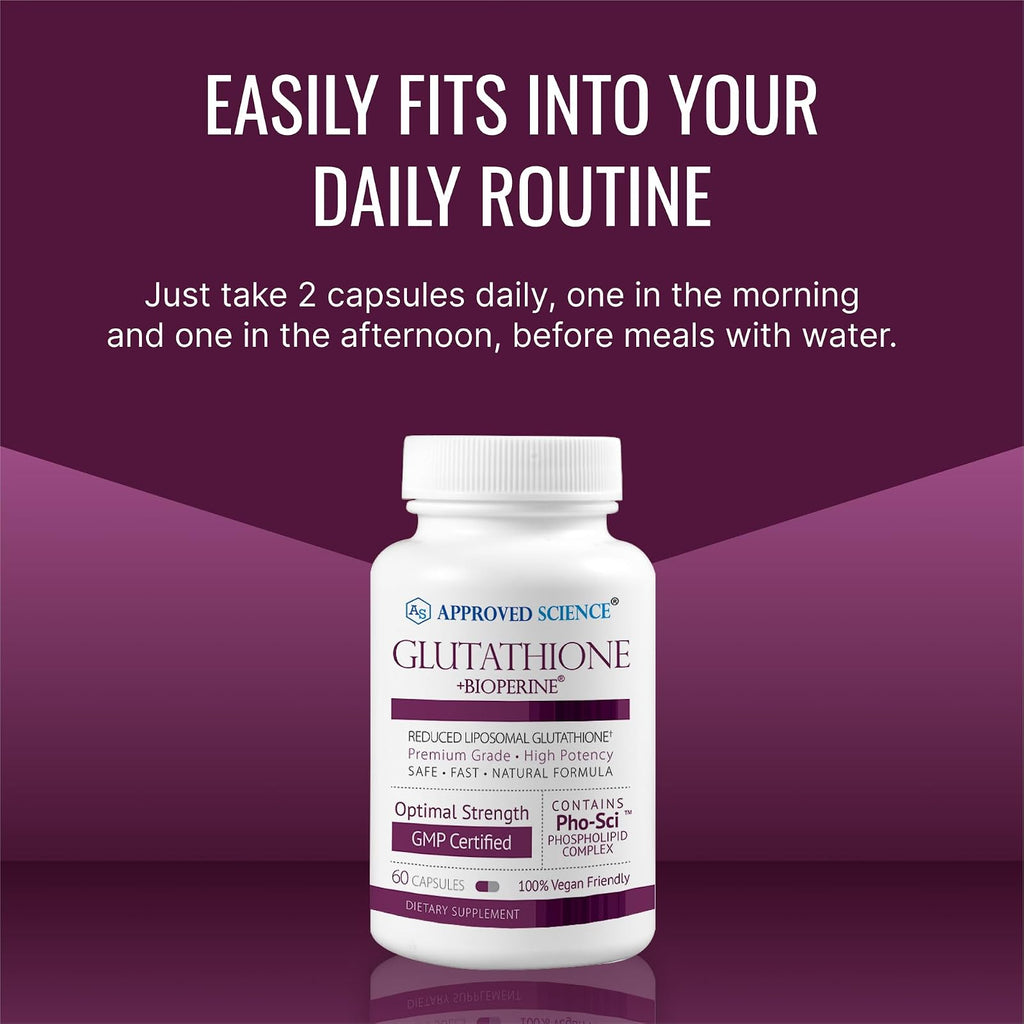 Approved Science glutathione for overall wellness