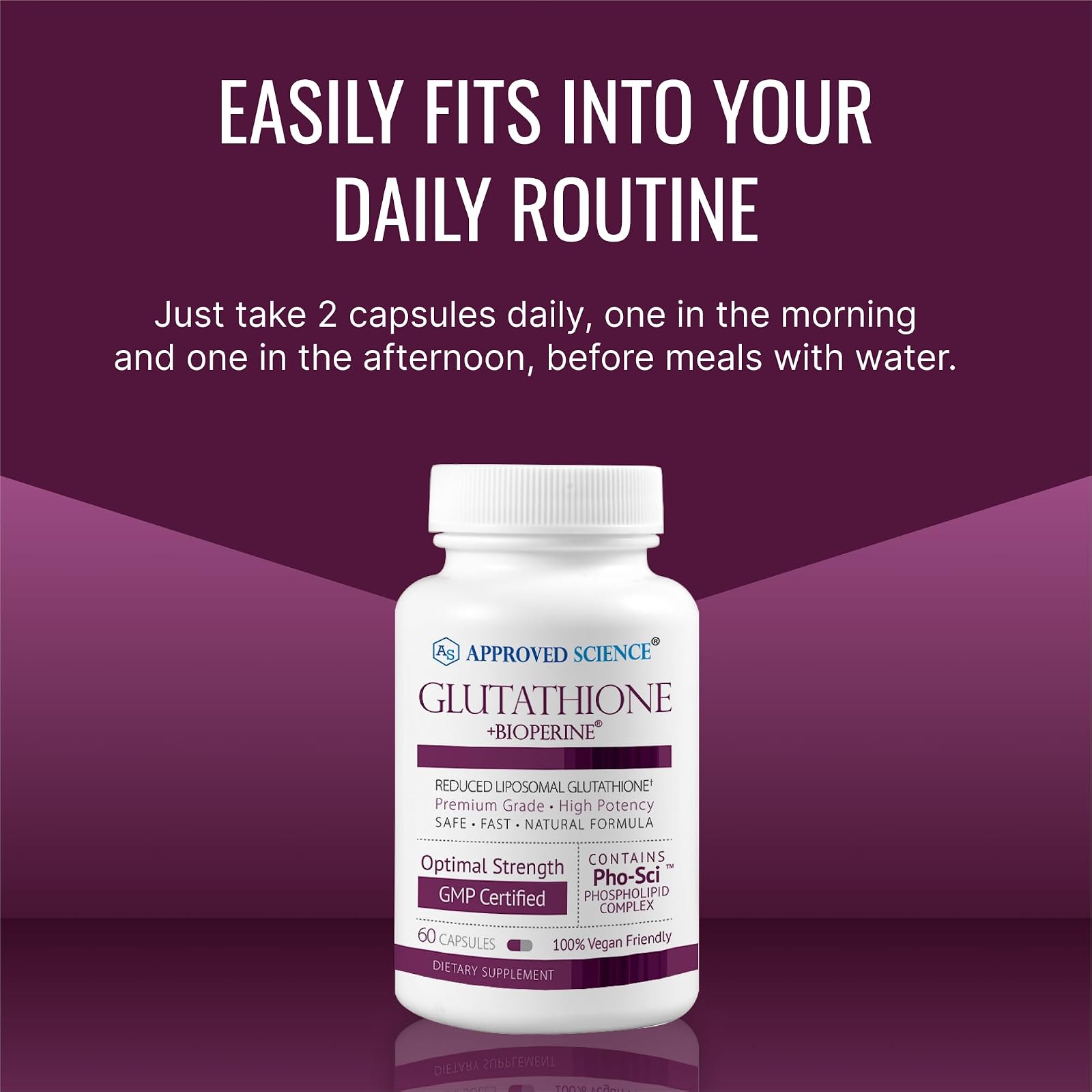 Approved Science glutathione for overall wellness