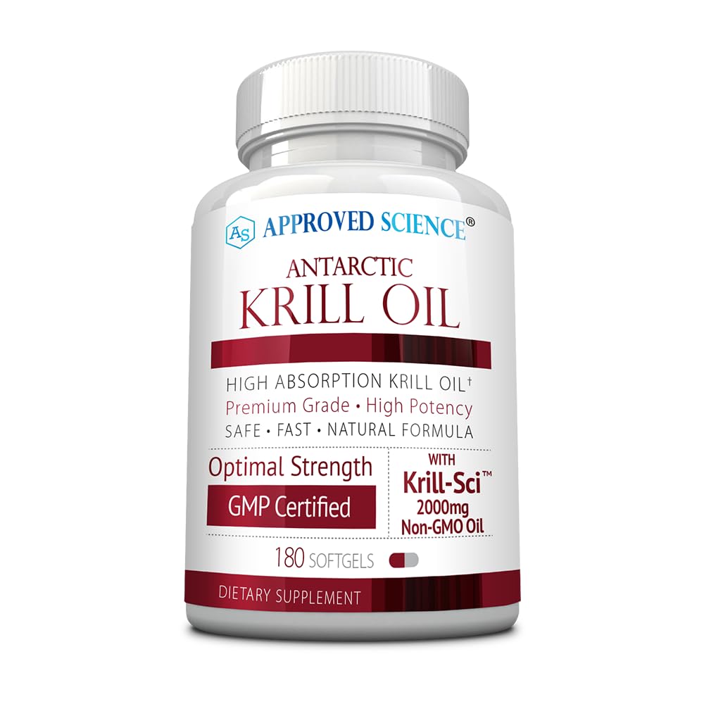 Approved Science krill oil softgels