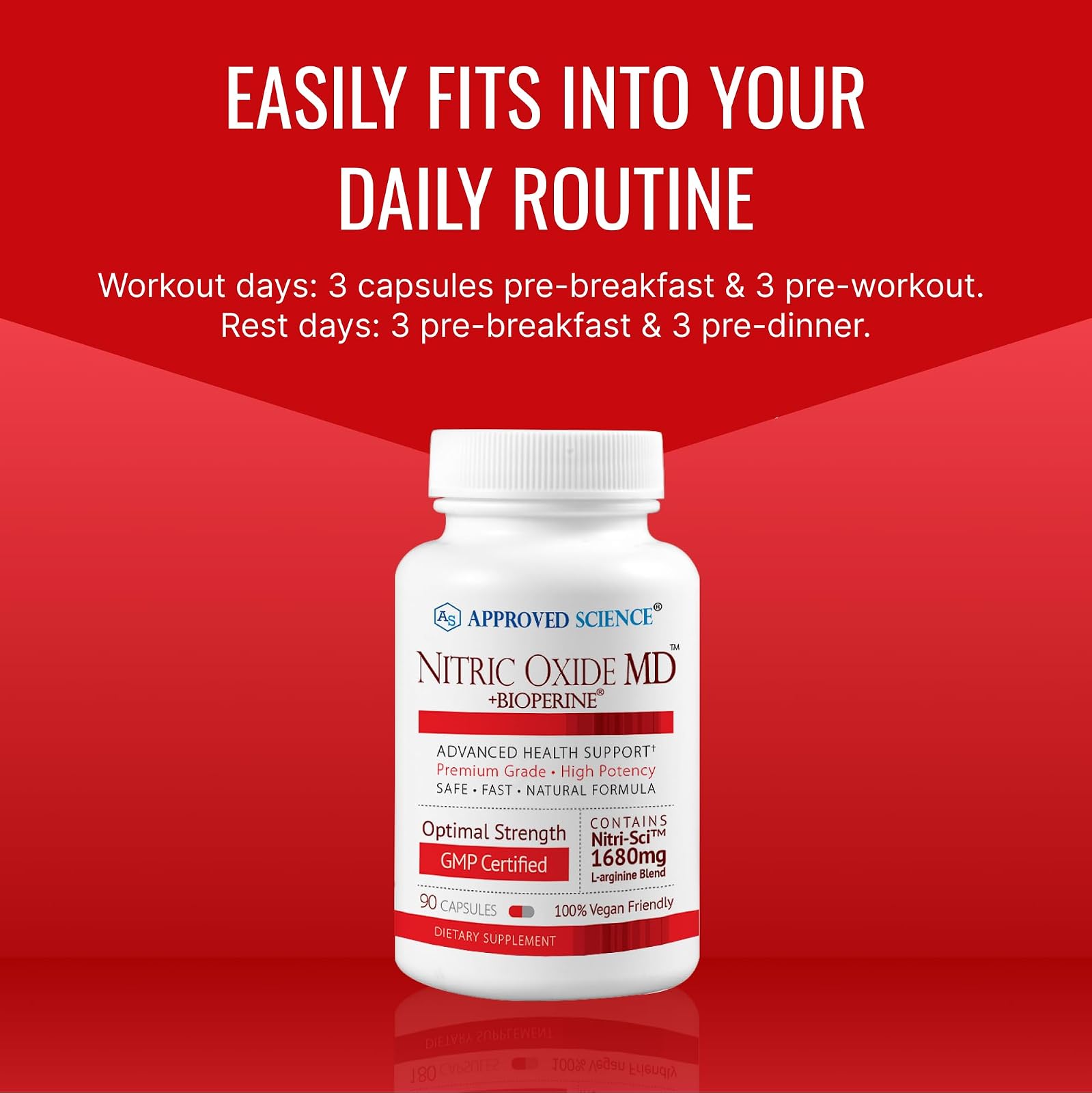Approved Science Nitric Oxide for workout recovery
