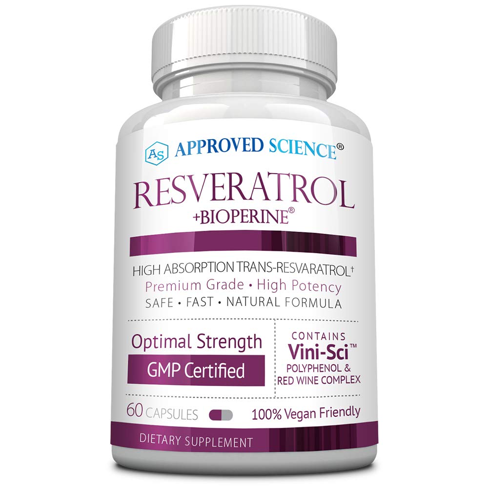 Approved Science Resveratrol 1000 mg capsules
