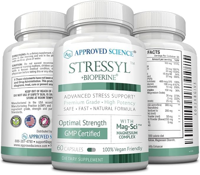 Approved Science stressyl supplement benefits