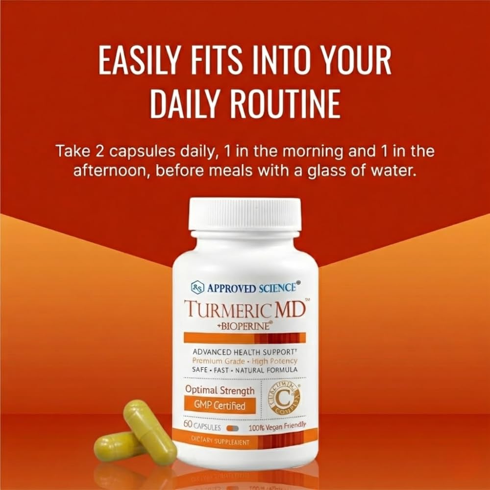 Approved Science turmeric for vitality