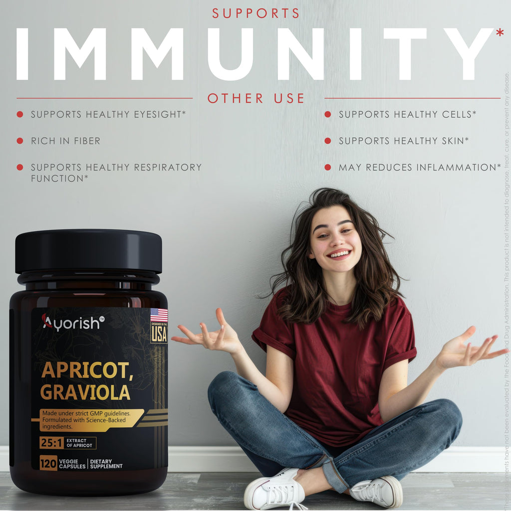 Apricot 500 mg energy support capsules