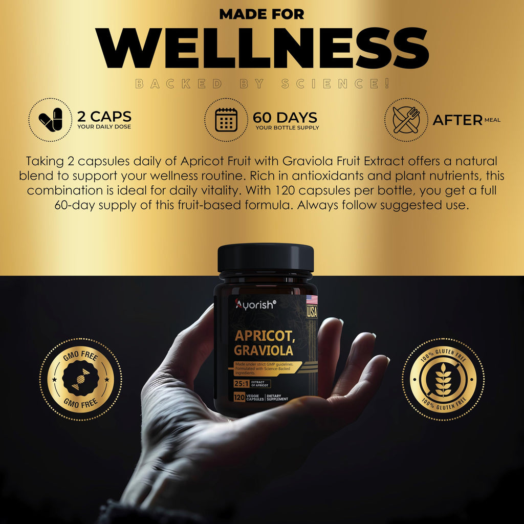 Apricot and soursop for overall wellness